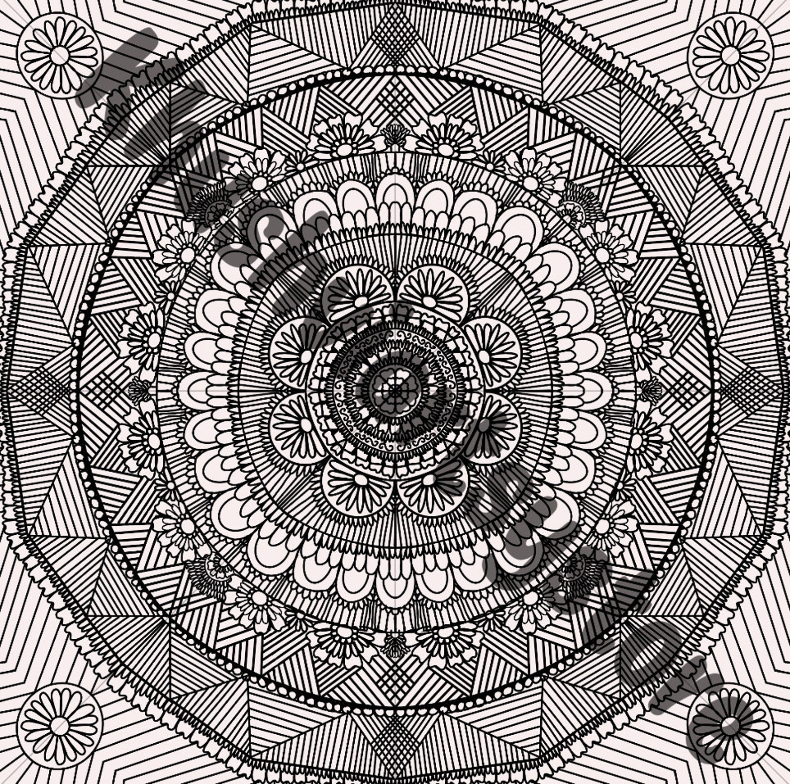 Traditional Indian Mandala - Etsy
