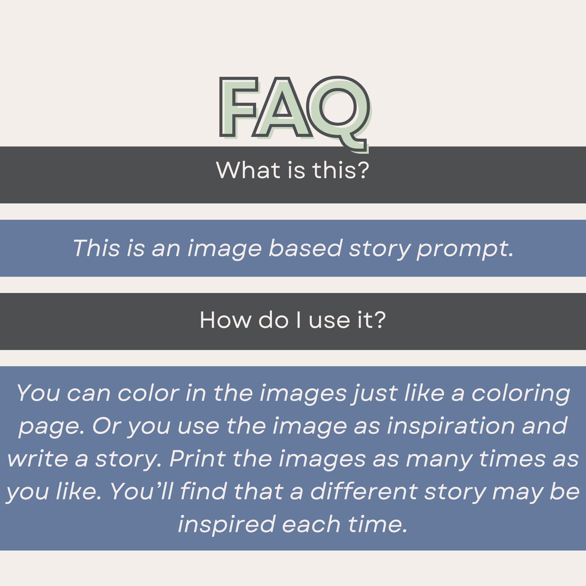 High Fantasy Story Prompts Printable Pack | Coloring Pages | Writing ...