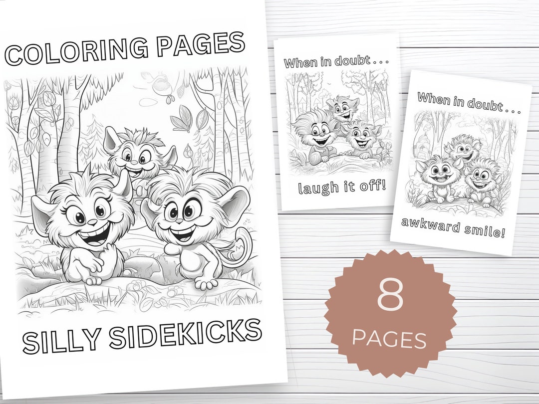 Adorable Coloring Pages for Adults and Kids. Printable Coloring Pages ...