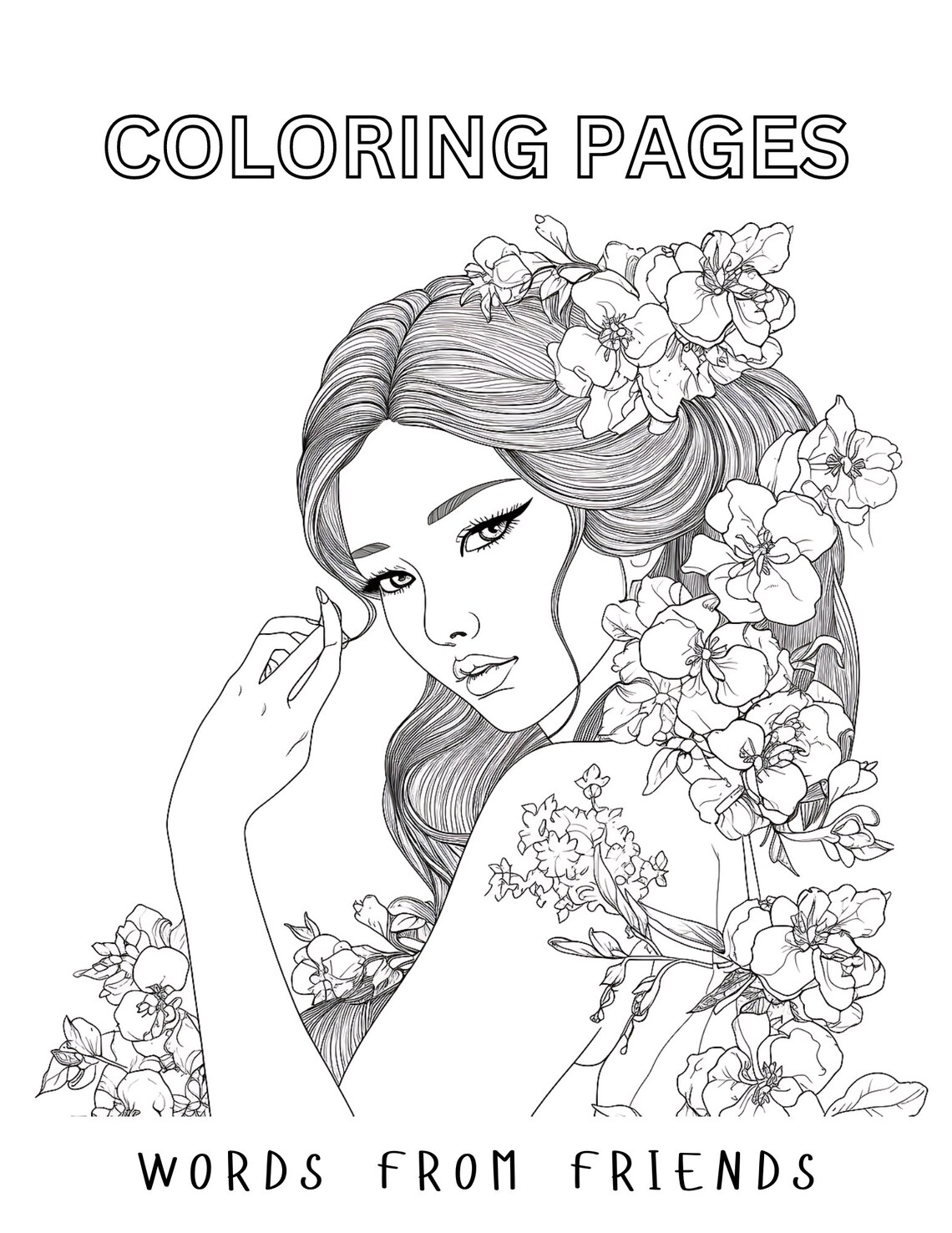 Mental Wellness Coloring Pages. Printable Coloring Page. Supportive ...