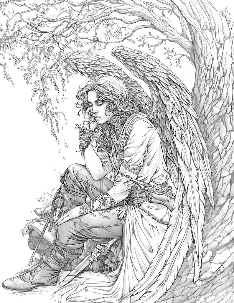 Valkyries Coloring Pages. Coloring Pages for Adults and Teens. High ...