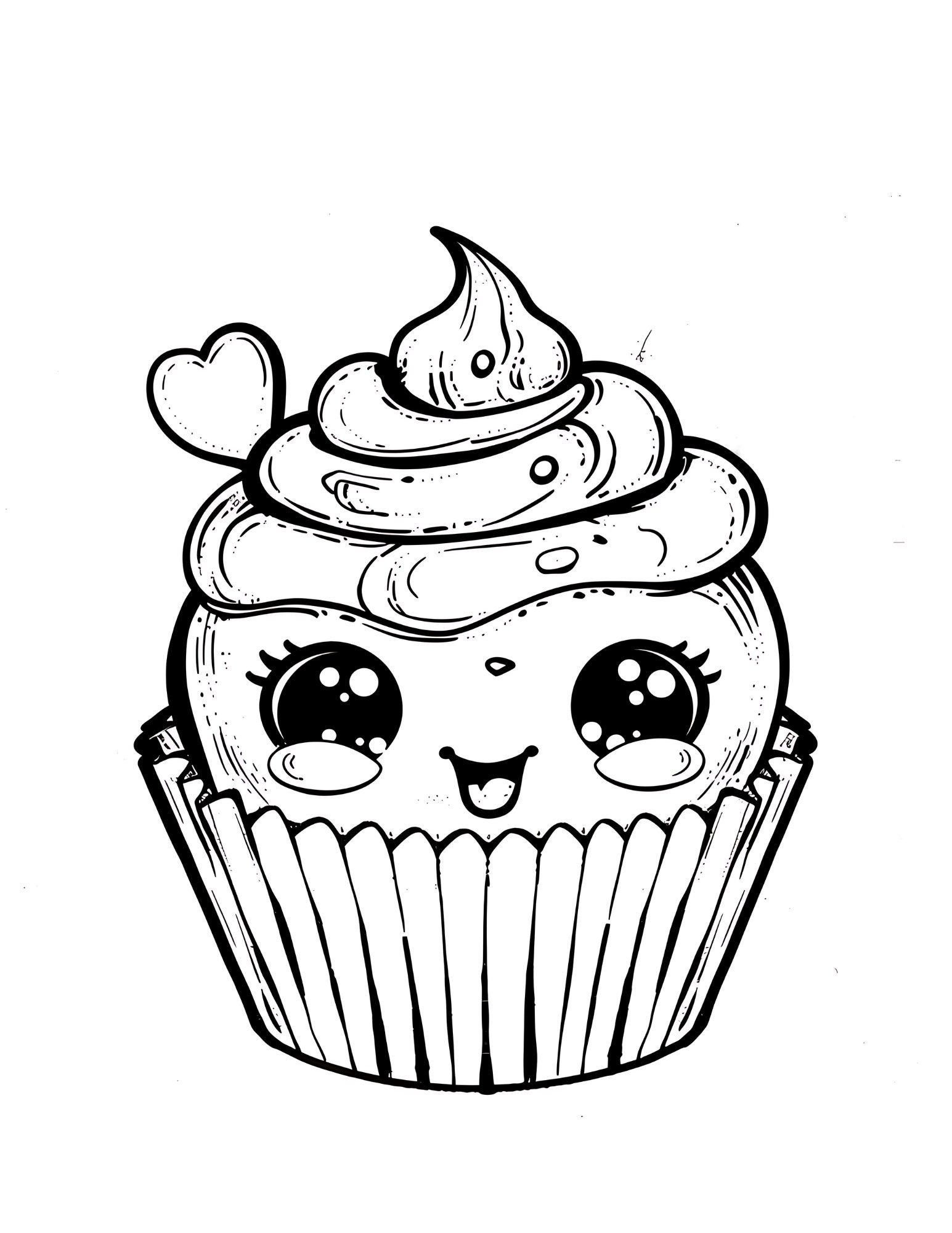 Sweets Printable Coloring Pages Dessert Coloring Digital Download ...