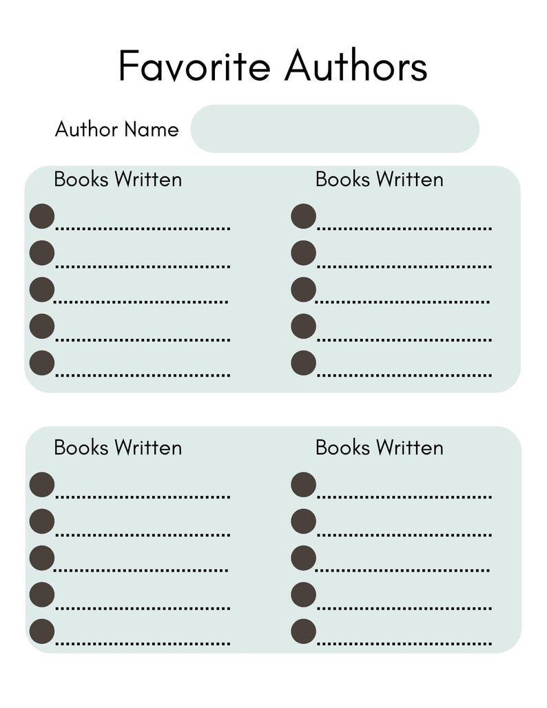 Reading Journal. PDF Download. Printable Journal. Reading Tracker. Book ...