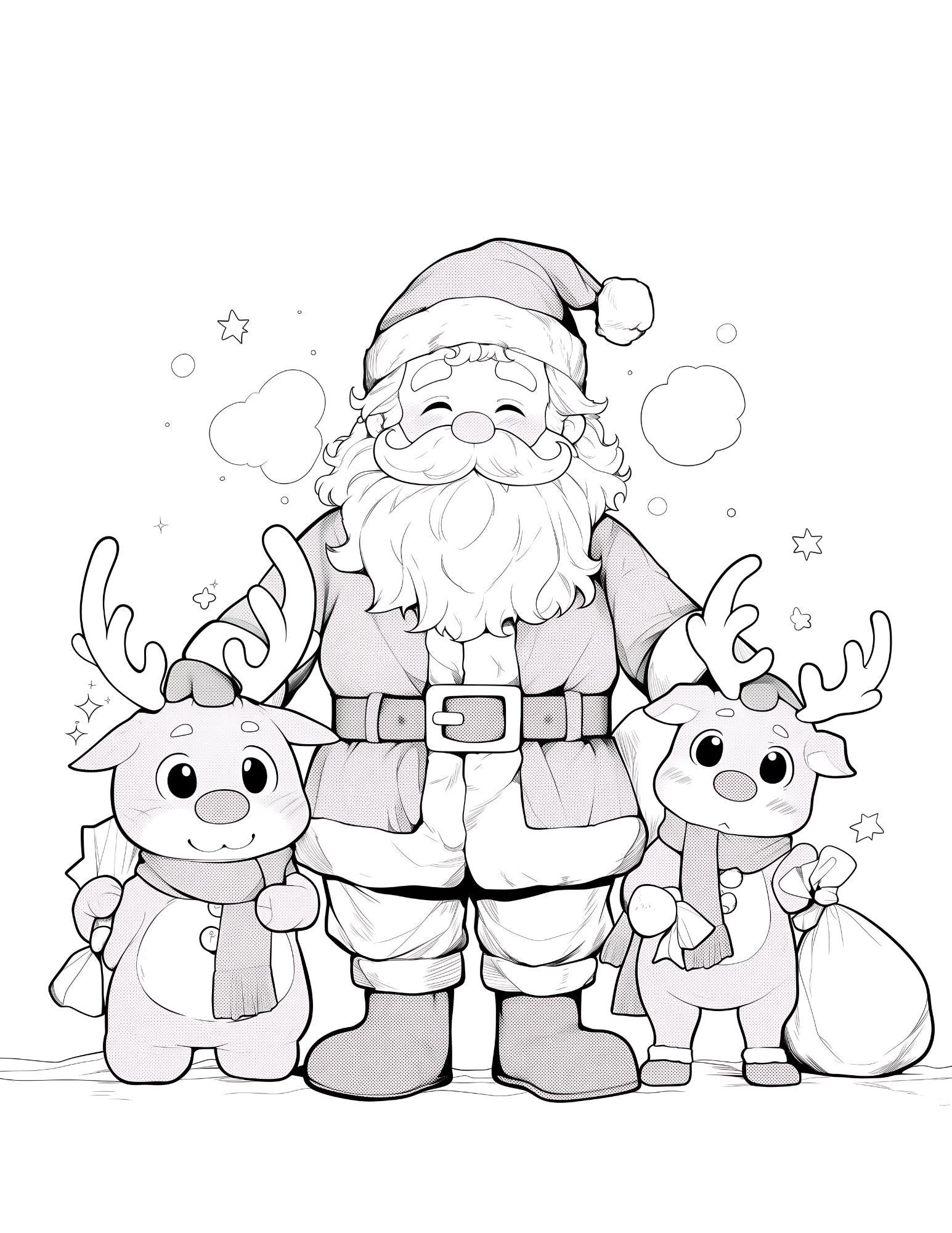 Happy Holidays Coloring Pack | Festive Holiday Scenes Coloring Pack ...