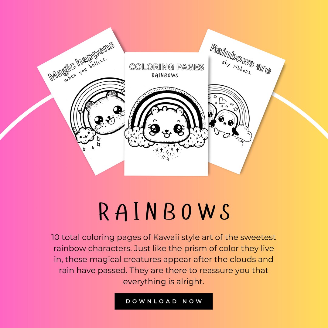 Cute Kawaii Pages. Kawaii Style Coloring Pages. Printable Coloring ...