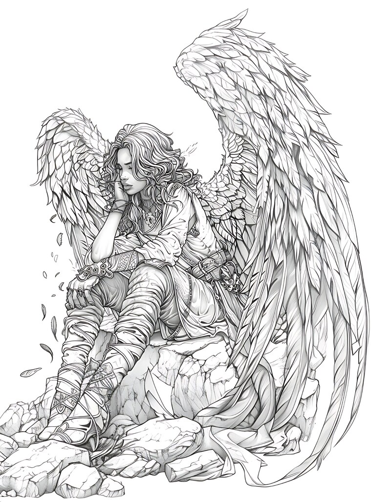 Valkyries Coloring Pages: High Detail Illustrations (PDF Download) - Etsy