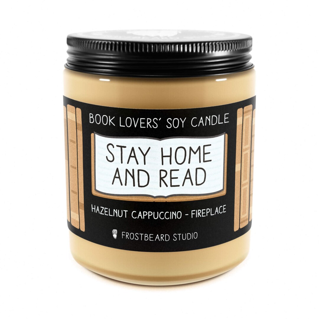 Stay Home and Read︱book Lover Candle︱book Candle Scent︱book Inspired ...