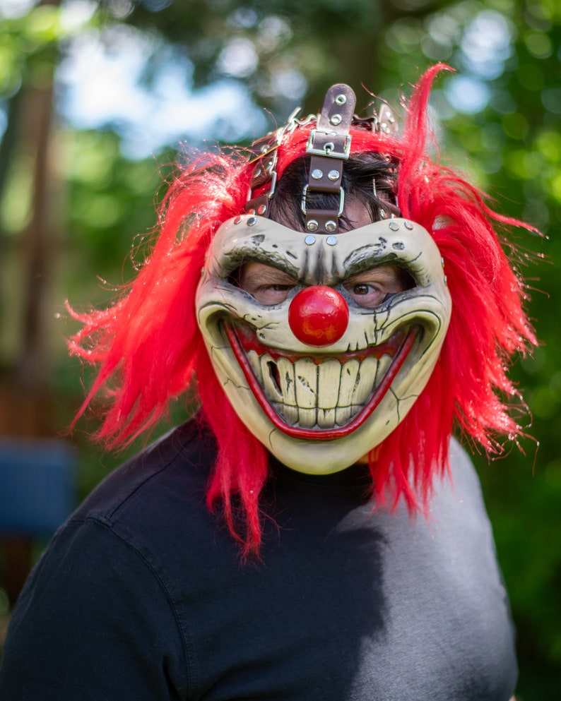 Sweet Tooth Scary Clown Mask for Cosplay and Display - Etsy