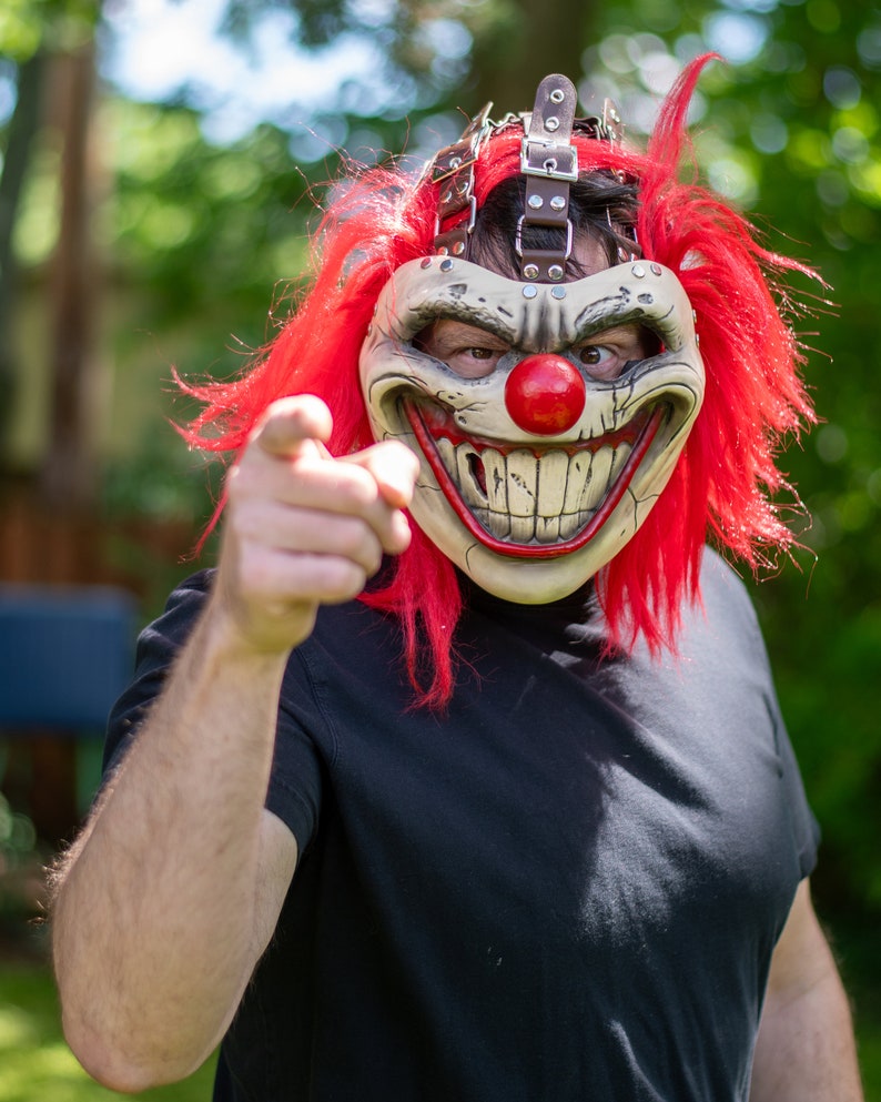 Sweet Tooth Scary Clown Mask for Cosplay and Display - Etsy