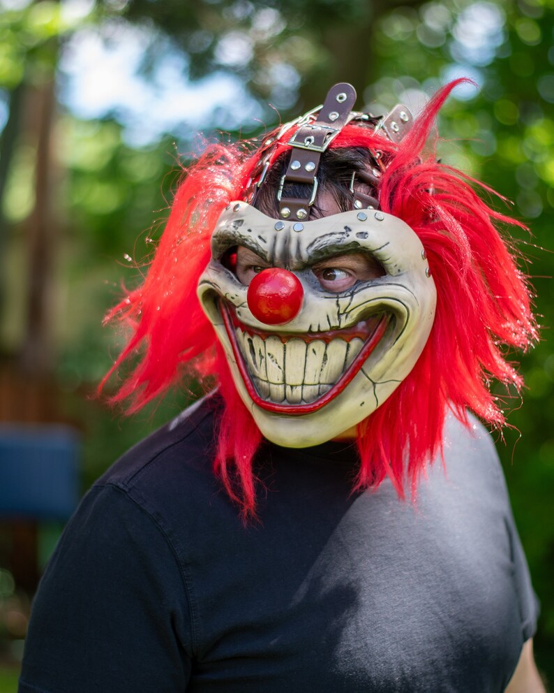 Sweet Tooth Scary Clown Mask for Cosplay and Display - Etsy