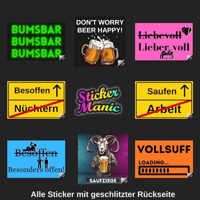 Lustige sticker - Etsy.de