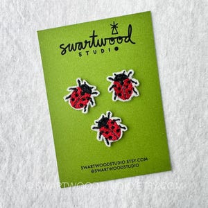 Good Luck Ladybug Embroidered Decorative Iron on Patch - Etsy