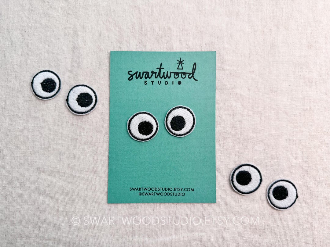 Eyeball Embroidered Decorative Iron on Patch - Etsy