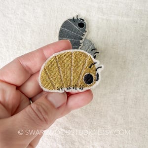 Good Luck Roly-poly Pill Bug Embroidered Decorative Iron on Patch - Etsy