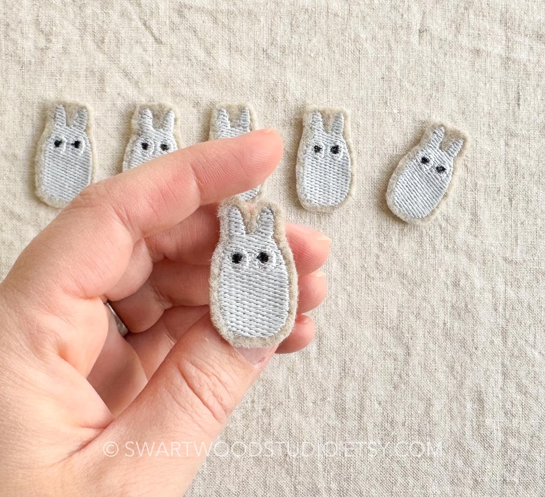 Good Luck Chibi (white) GLOW in the Dark Totoro Inspired by My Neighbor ...