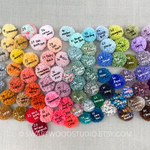 Pom Party Hat - Custom Monogram Collection - Etsy