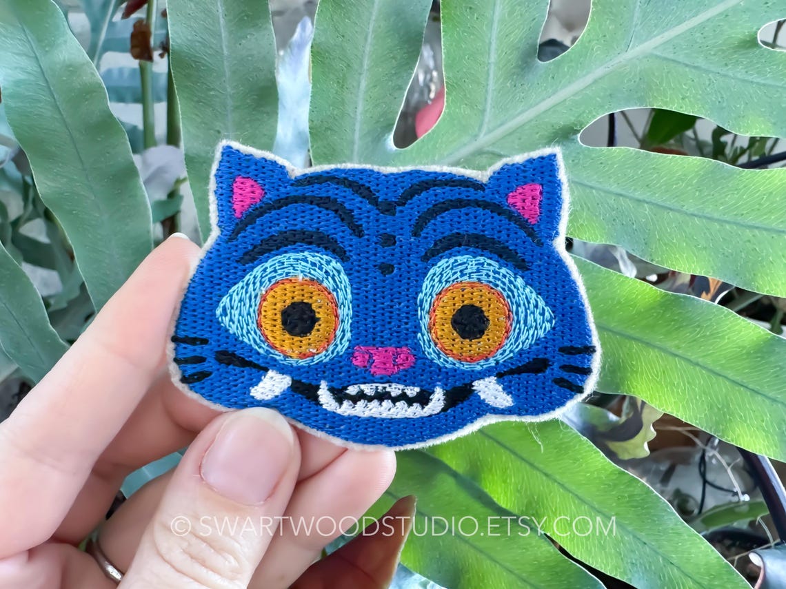 Good Luck Derpy Tiger Inspired by Kpop Demon Hunters Embroidered ...