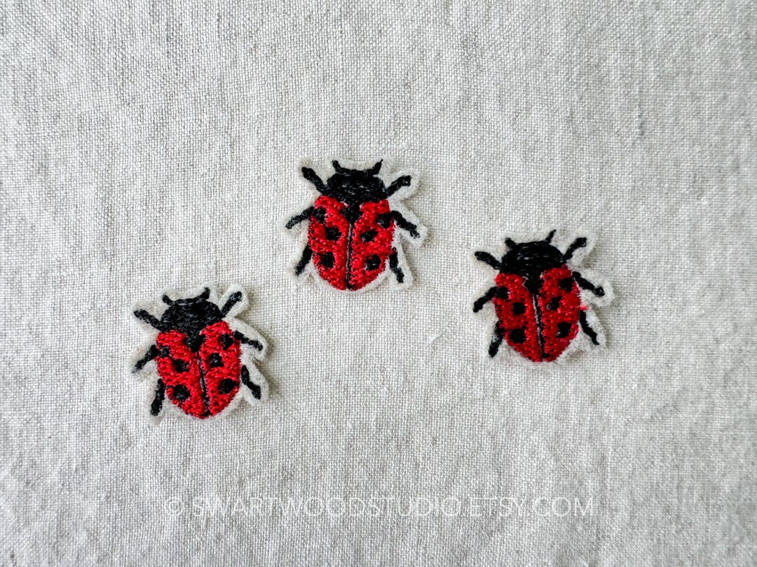 Good Luck Ladybug Embroidered Decorative Iron on Patch - Etsy