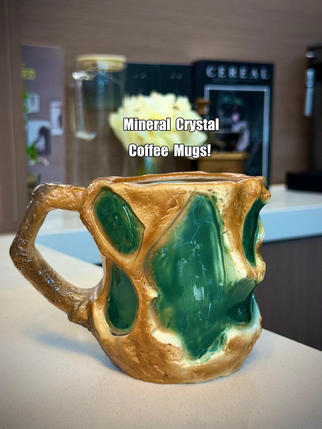 Mineral Crystal Coffee Cup Mug Birthday Gift Holiday Gift - Etsy