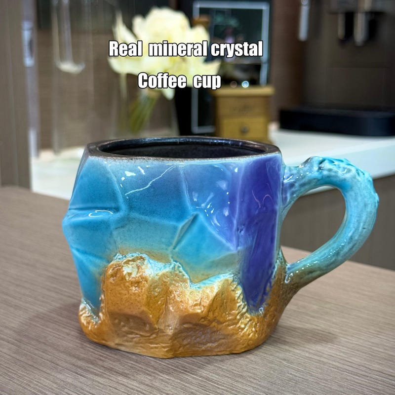 Crystal Mineral Coffee Mugs - Etsy