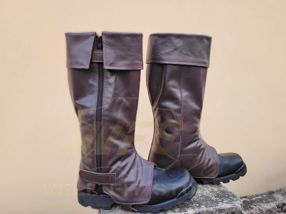 Leather Gaiters, Boba Fett Mandalorian Boots Covers - Etsy