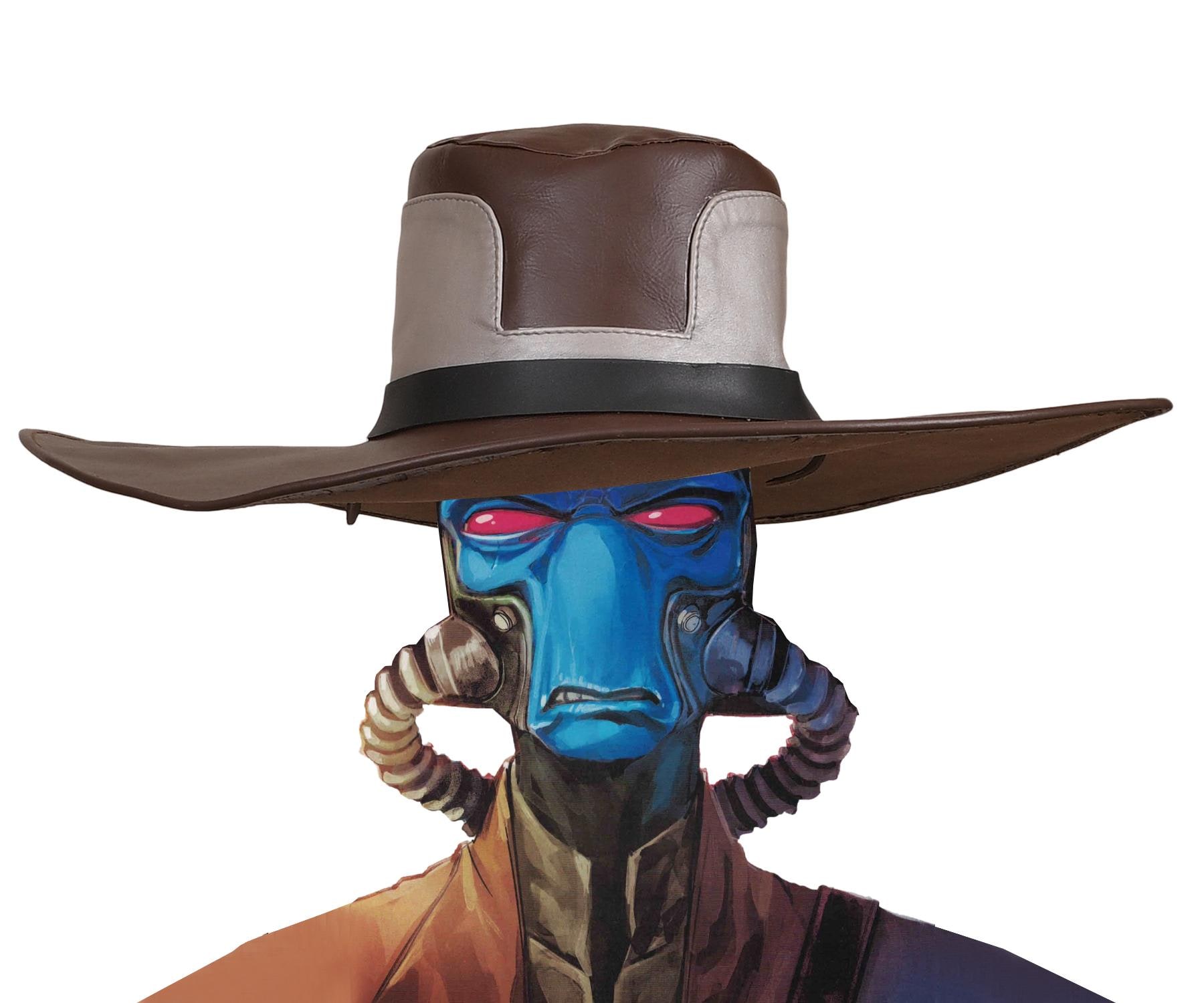 Cad Bane Cosplay Leather Hat, Cad Bane Costume Western Space Hat book ...