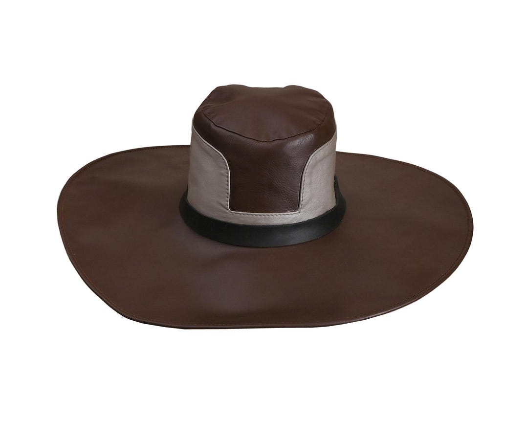 Cad Bane Cosplay Leather Hat, Cad Bane Costume Western Space Hat (book ...