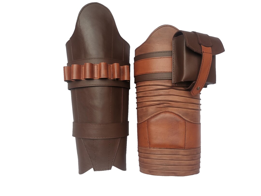 The Mandalorian Armour Real Leather Leg Package Men Legs Handcrafted ...