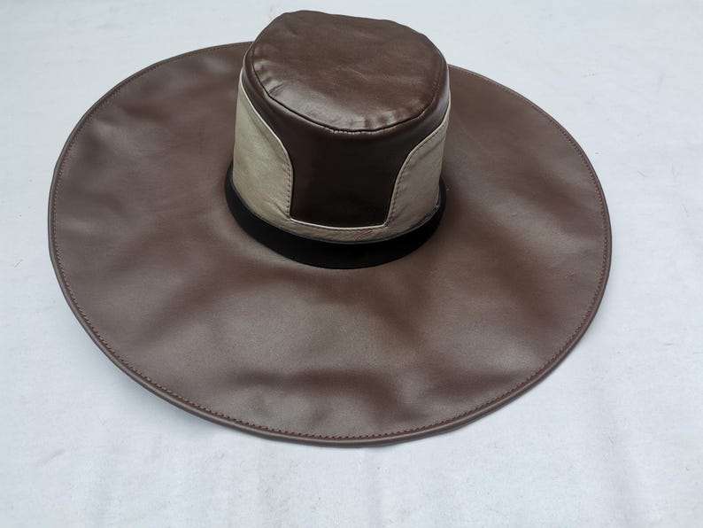 Handmade Leather Cad Bane Hat, Bounty Hunter Cosplay Accessory - Etsy