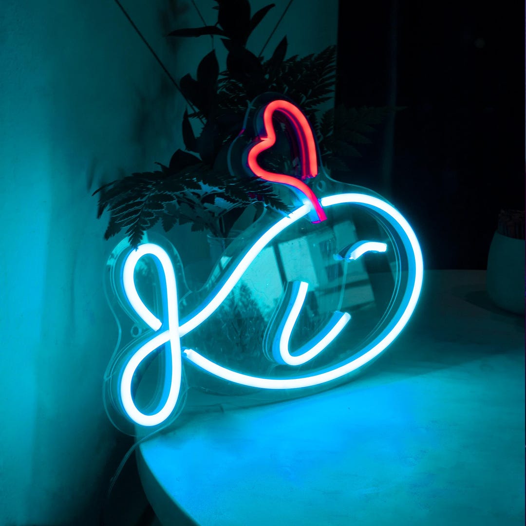 Mini Dolphin LED Neon Sign, Dolphin Neon Lights, Personalized Gifts ...