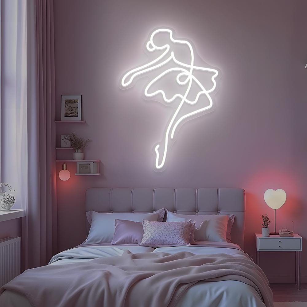 Ballet Dance Neon Sign, Ballet Dance Studio Led Sign, Dancer Room Decor ...