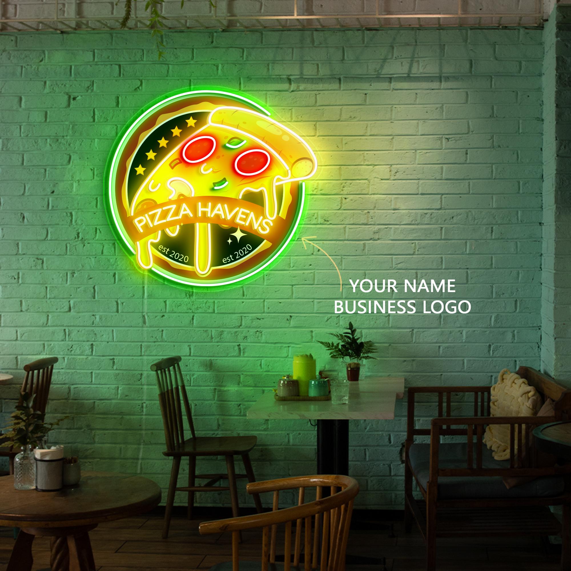 Custom Pizza Havens LED Neon Sign, Pizzeria Wall Decor, Italian ...