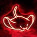 Cute Ocean Stingray LED Neon Sign, Blue Stingray LED Wall Light ...