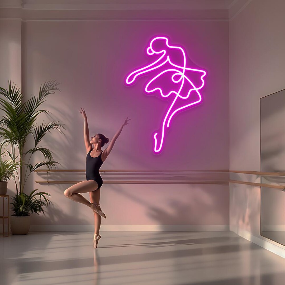 Ballet Dance Neon Sign, Ballet Dance Studio Led Sign, Dancer Room Decor ...