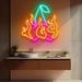 Otters Neon Sign, Cute Otter LED Wall Light Kawaii Room Decor Aesthetic ...