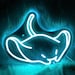 Cute Ocean Stingray LED Neon Sign, Blue Stingray LED Wall Light ...