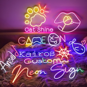 Lucky Clover Neon Sign Four Leaf Clover LED Light St. Patrick’s Day ...