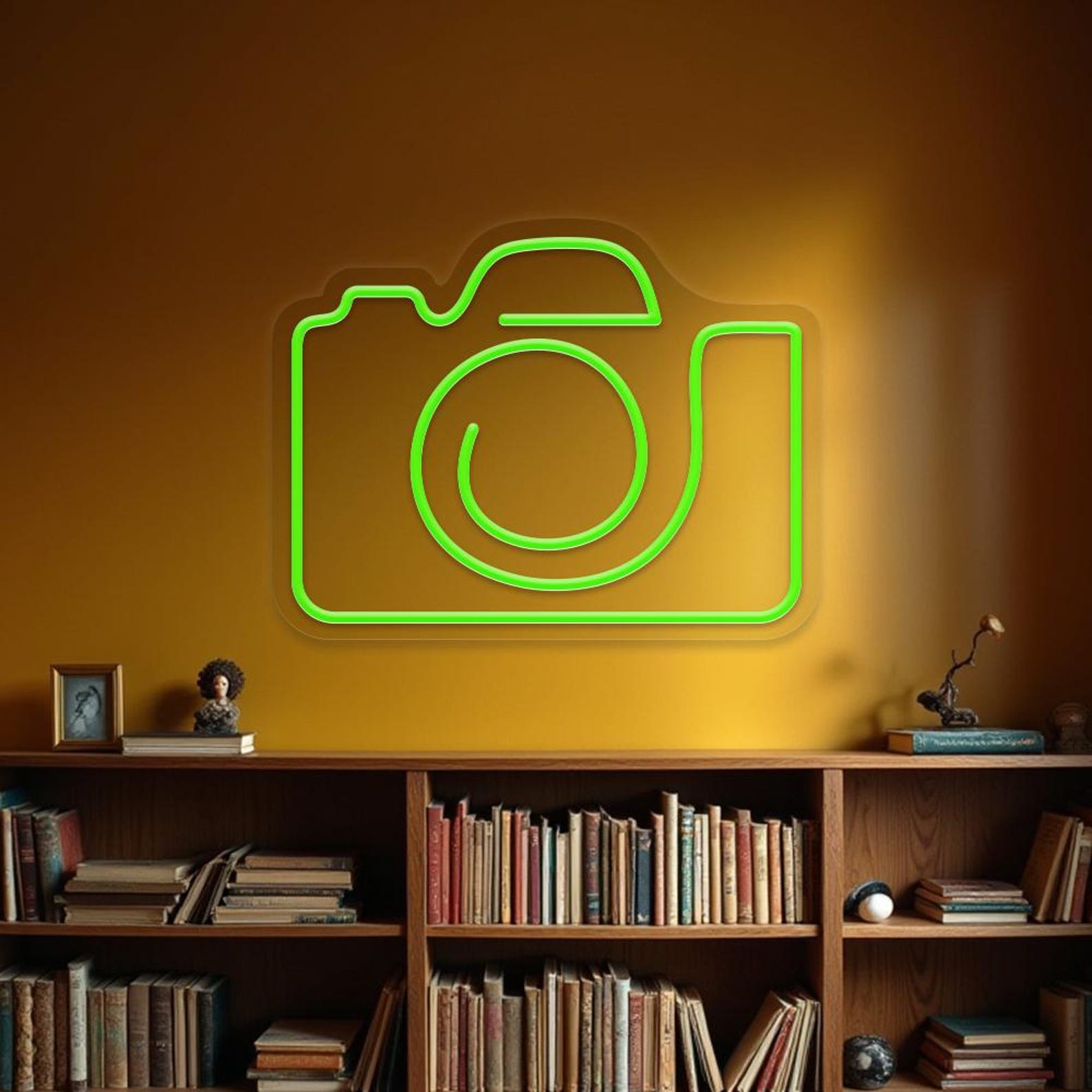 Camera Neon Sign, Camera Led Light, Photo Studio Wall Decor, Photo ...