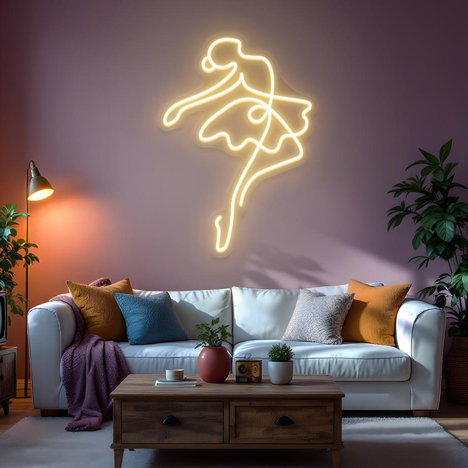 Ballet Dance Neon Sign, Ballet Dance Studio Led Sign, Dancer Room Decor ...