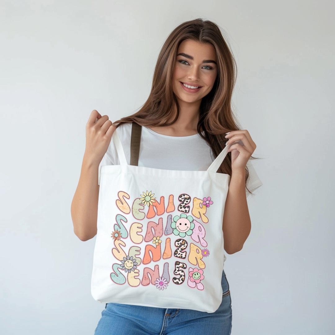 Senior Tote Bag, Class of 2025, Senior in High School, Gift for School ...
