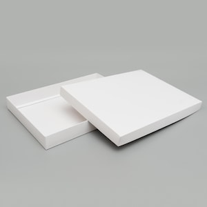 10pcs White Empty Gift Boxes Wide Range of Sizes, Holiday Gift Boxes ...