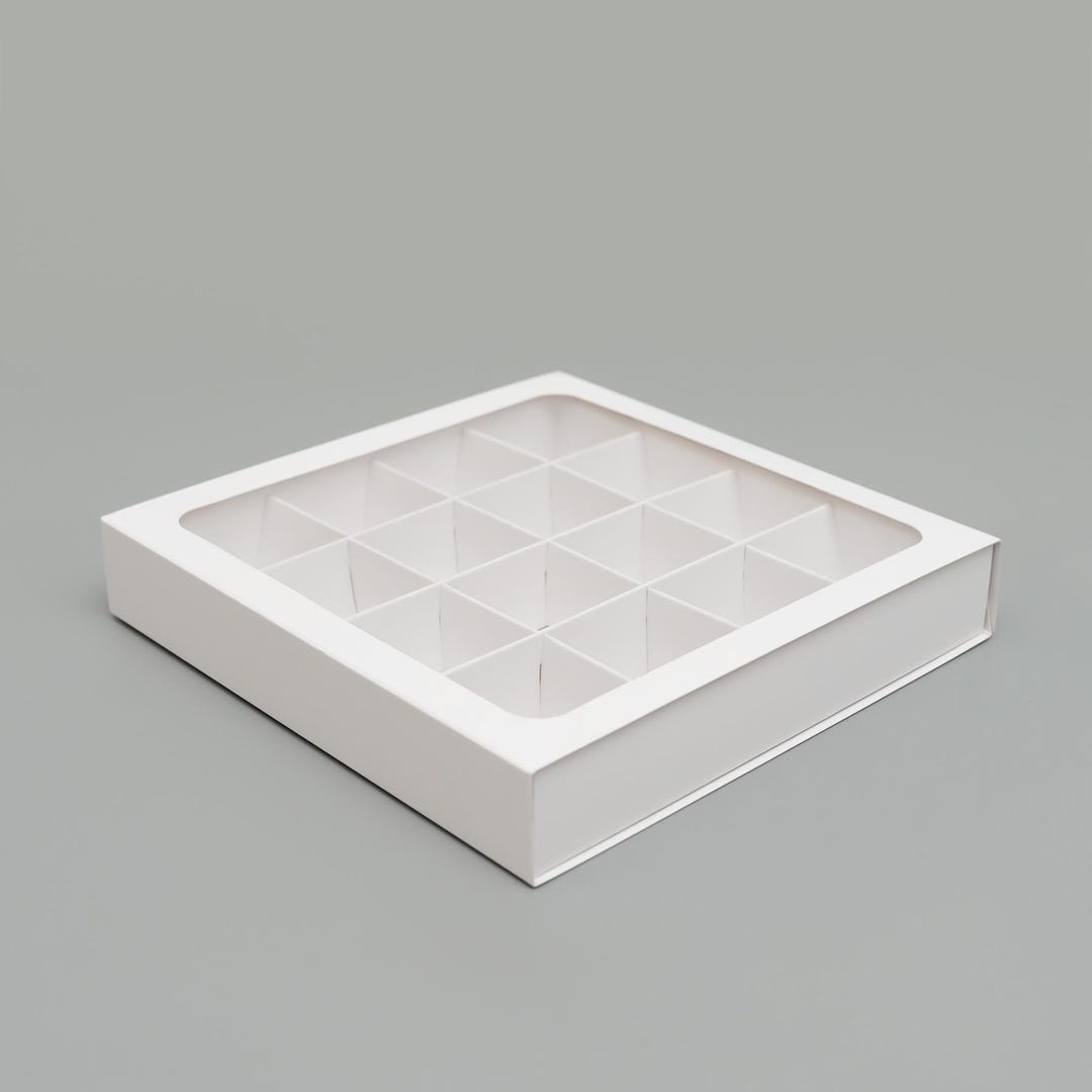 50pcs White Cardboard Box for Sweets, Empty Chocolate Boxes for Special ...