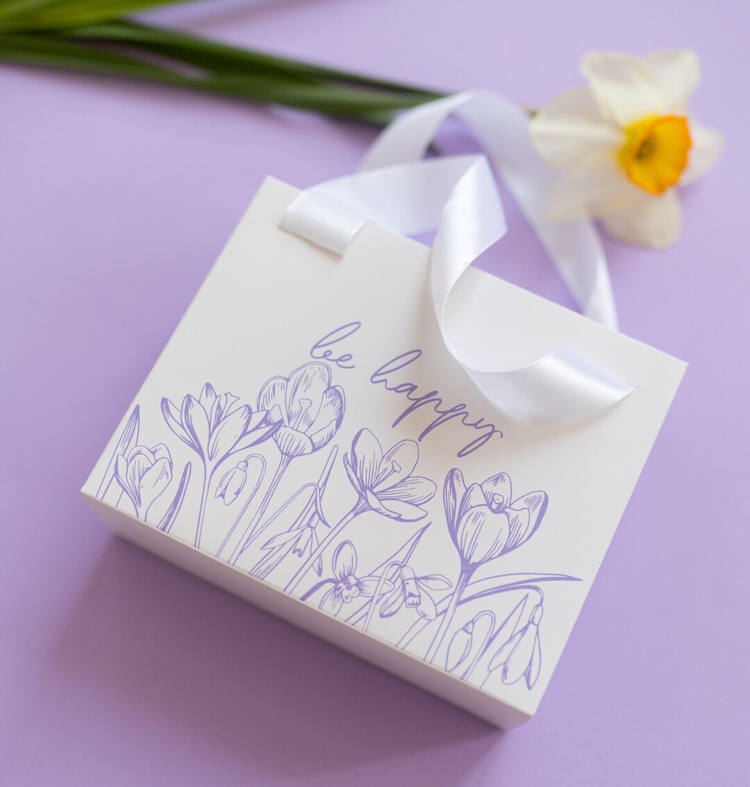 Cardboard Slide Boxes With Floral Prints for Gifting Present or Storage ...