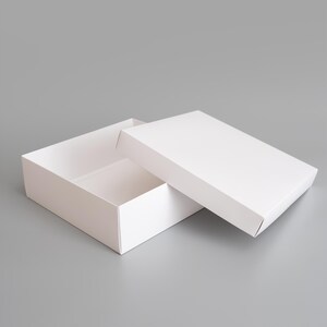10pcs White Empty Gift Boxes Wide Range of Sizes, Holiday Gift Boxes ...