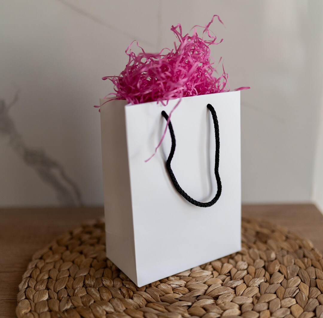 Vertical Paper Gift Bag With Cord Handles, Party Favor Bags - Etsy