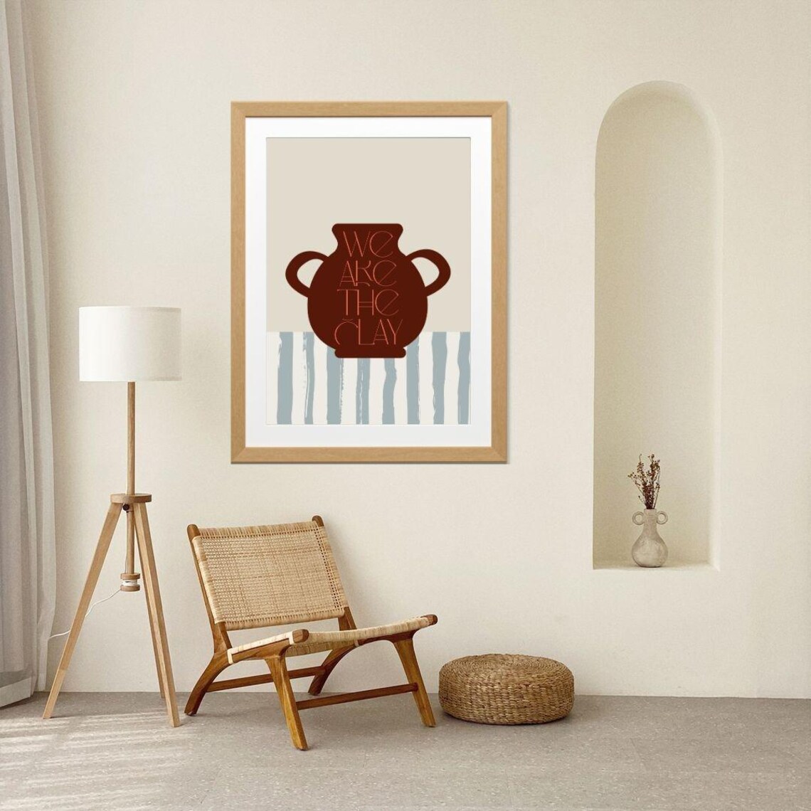 We Are the Clay | Digital Download Christian Wall Art | Minimalist ...