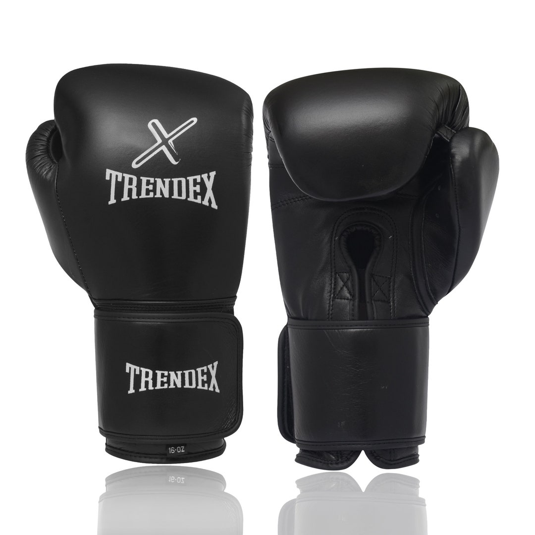 Trendex Black Boxing Gloves: Unleash Your Inner Champion - Etsy