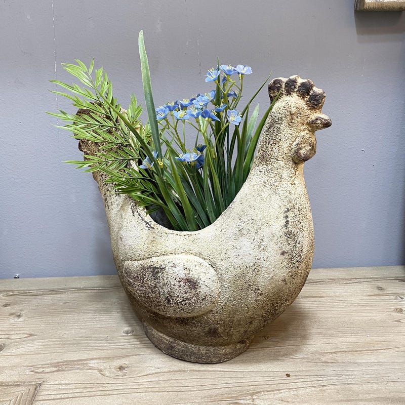 Chicken Planter Pot - Etsy
