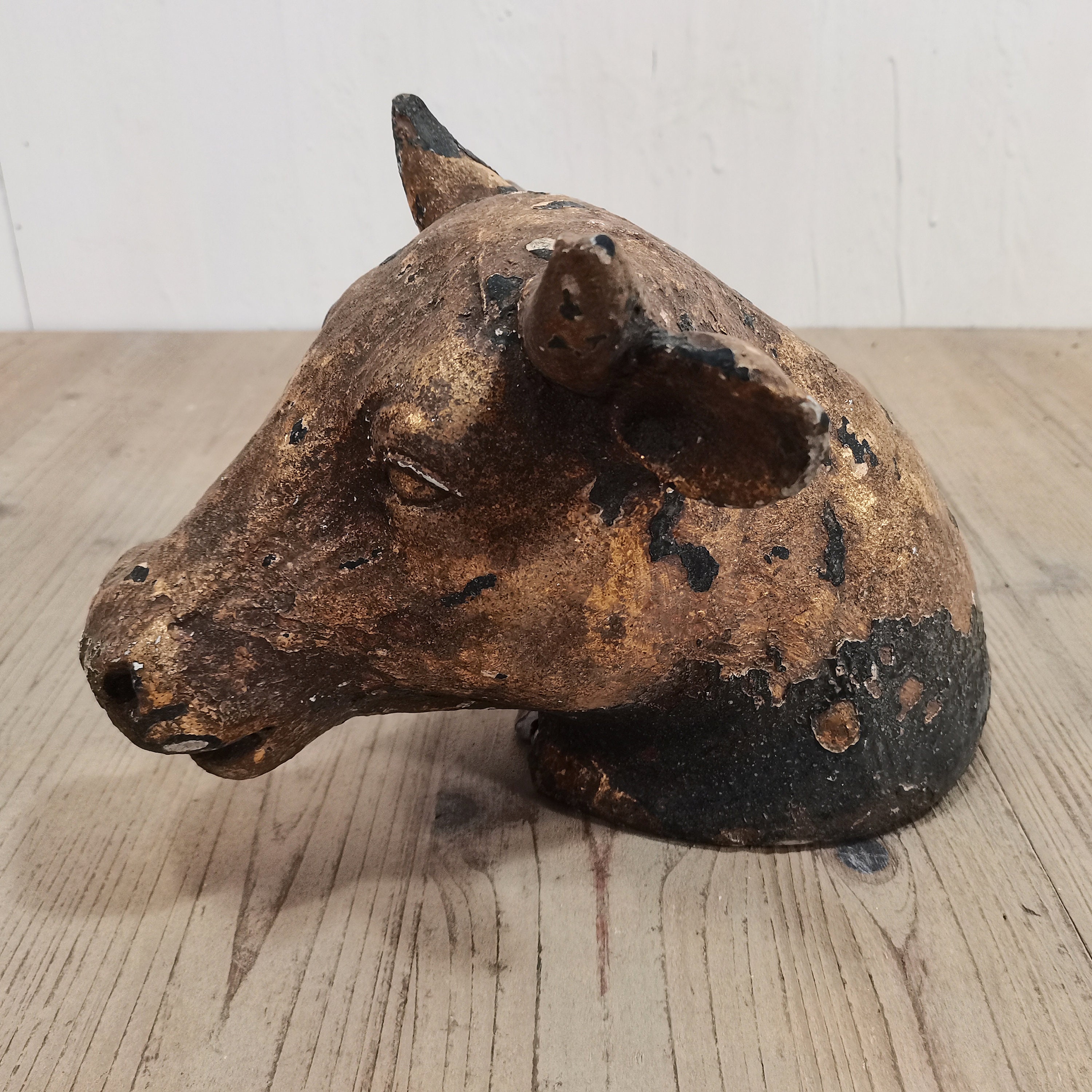 Vintage Bull Head Wall Mount Farmhouse Wall Decor - Etsy