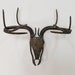 Industrial Rebar Deer Head: Rustic Metal Antler Wall Sculpture - Etsy